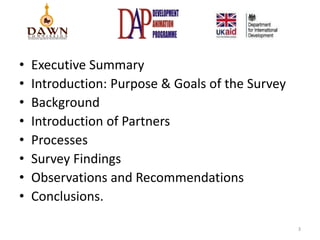 SDGs Baseline Survey Findings Presentation | PPTX
