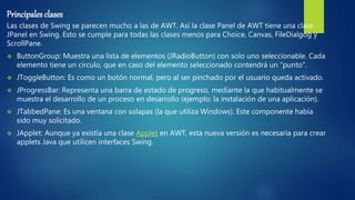 CLASE SWING | PPT