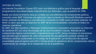 CLASE SWING | PPT