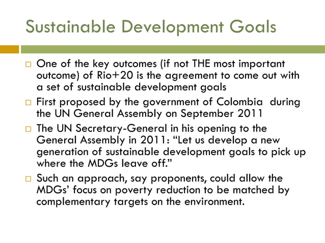 Sustainable Development Goals | PDF