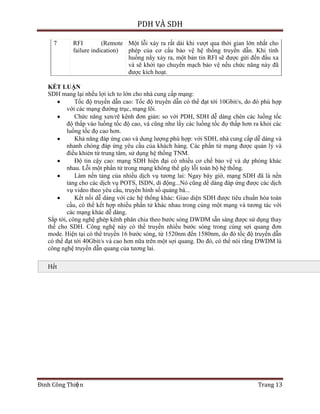 He thong truyen dan PDH va SDH | DOCX