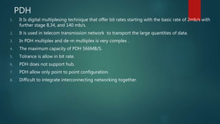 Sdh/pdh/sonet | PPTX