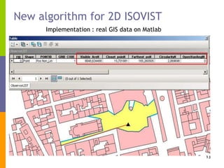 3D Isovist New algorithm | PPT