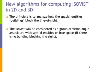 3D Isovist New algorithm | PPT