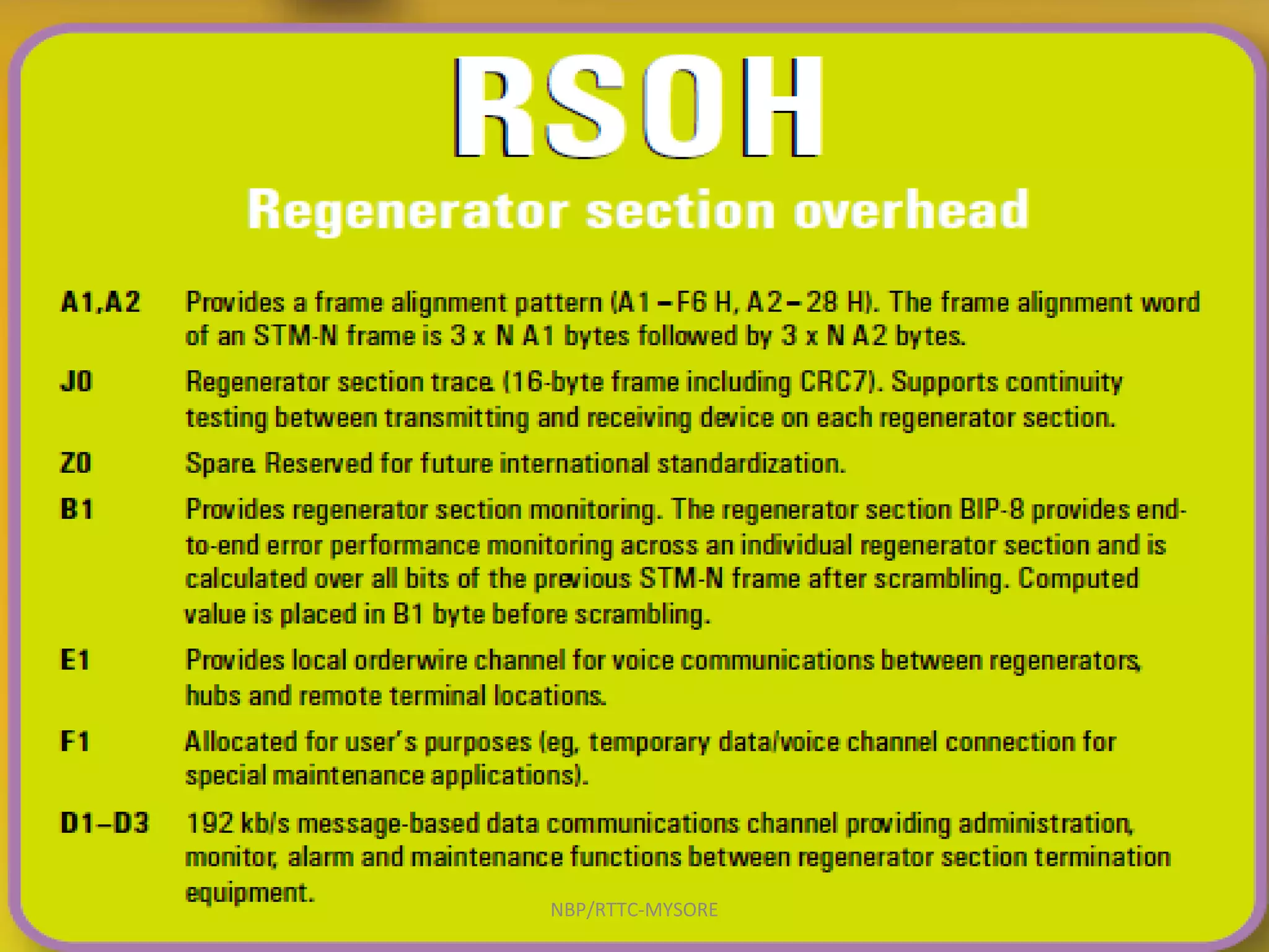 SDH ALARMS | PPT