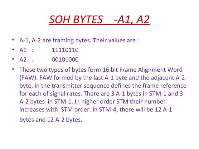 SDH BASICS | PPT | Computer Networking | Computing