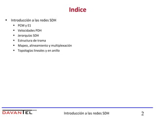 SDH - Principios básicos | PPT