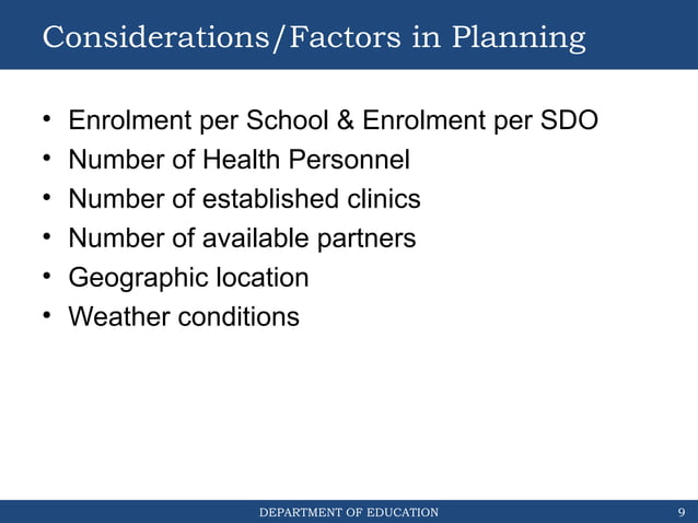 SDHCP_Reorientation on planning and implementation.ppt