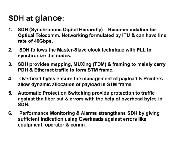 SDH_Frame_Structure.ppt | Computer Networking | Computing