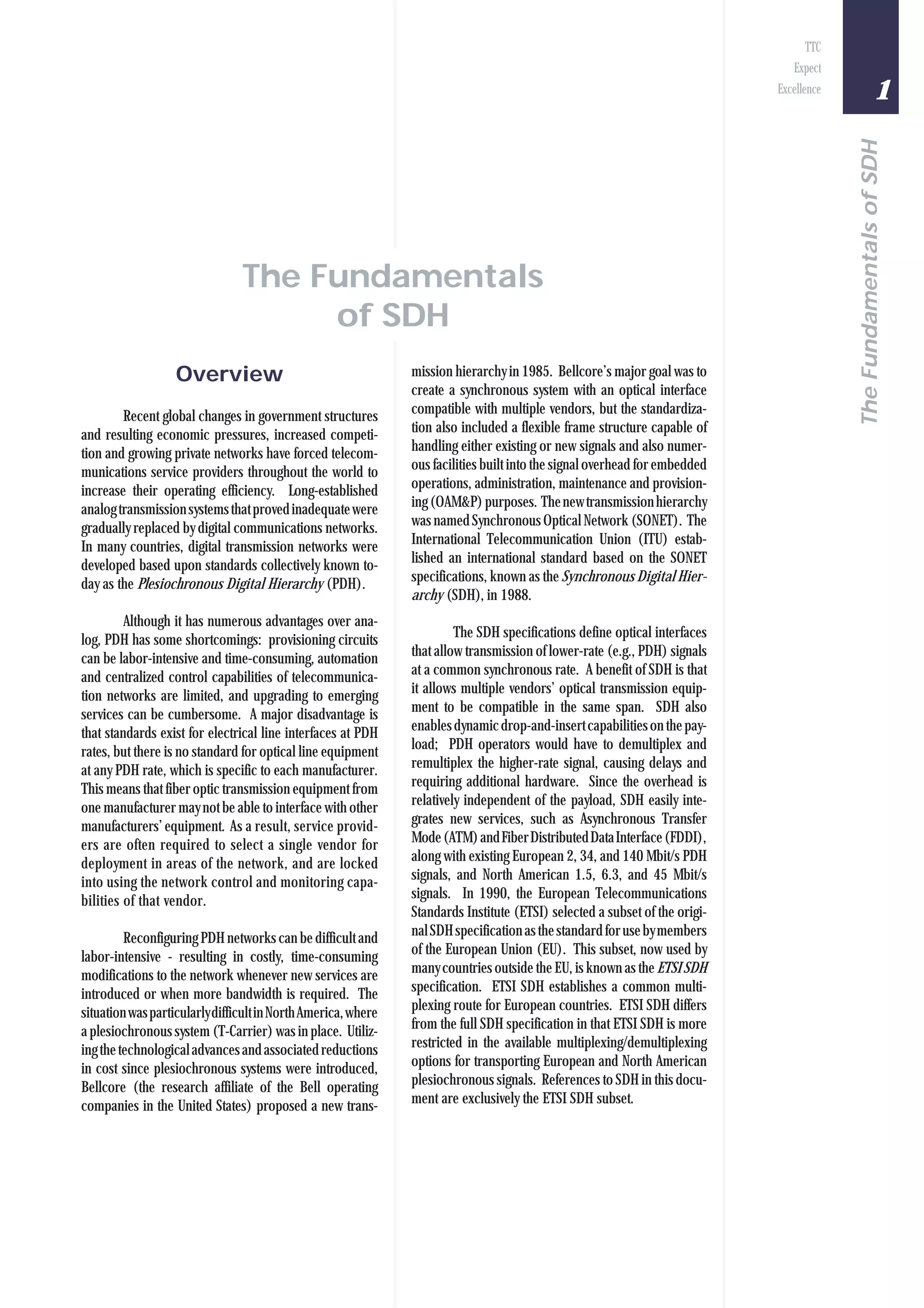 Sdh technology | PDF | Computer Networking | Computing