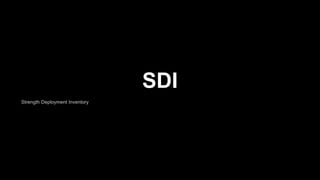 Strength Deployment Inventory | PDF