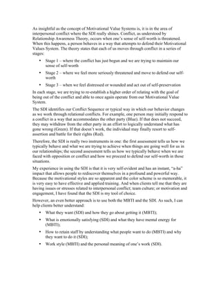 Motivation and the Strength Deployment Inventory | PDF