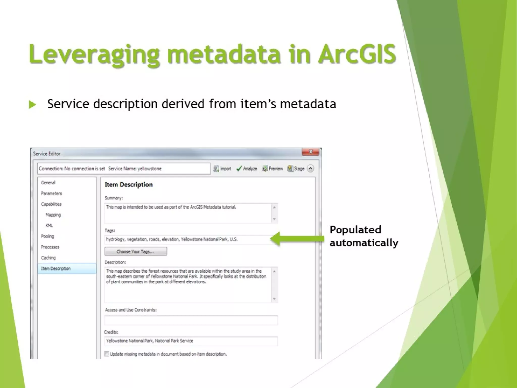 SDI Module II - Metadata in ArcGIS.pdf