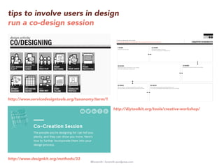 Co-Design: Tips for Involving Users in Design | PPT