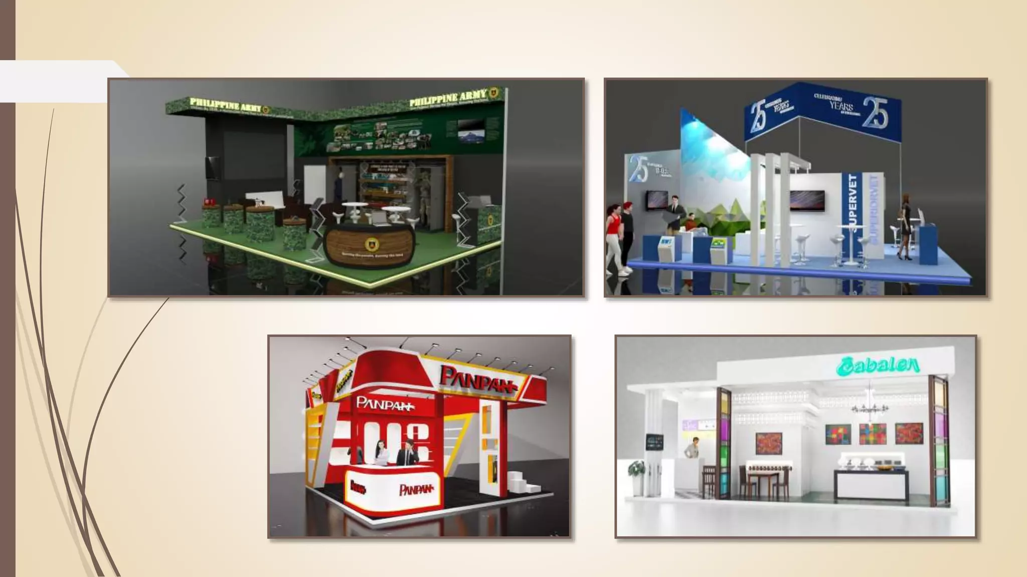 Interior and Exhibit Booth Design Portfolio by Swedish Designs | PPTX