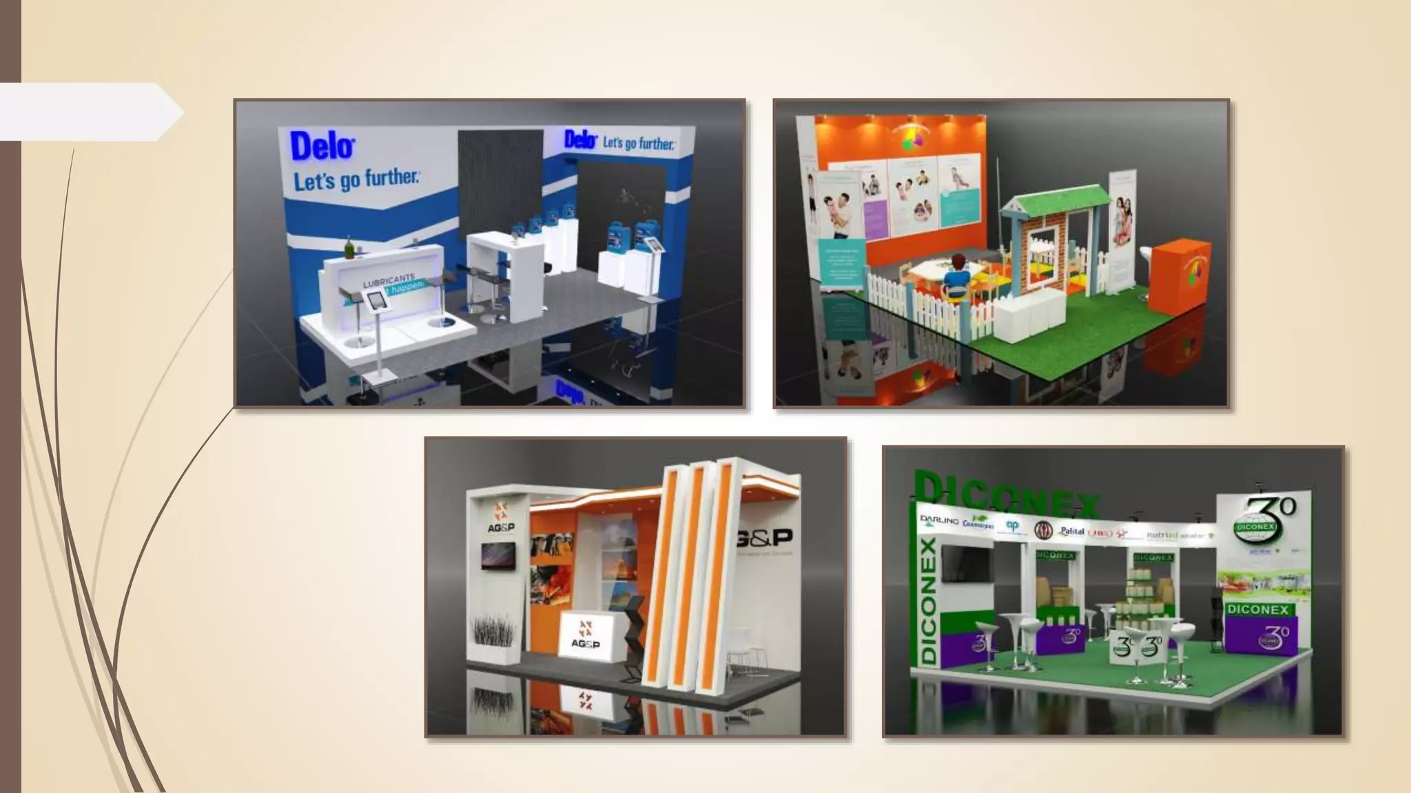 Interior and Exhibit Booth Design Portfolio by Swedish Designs | PPT
