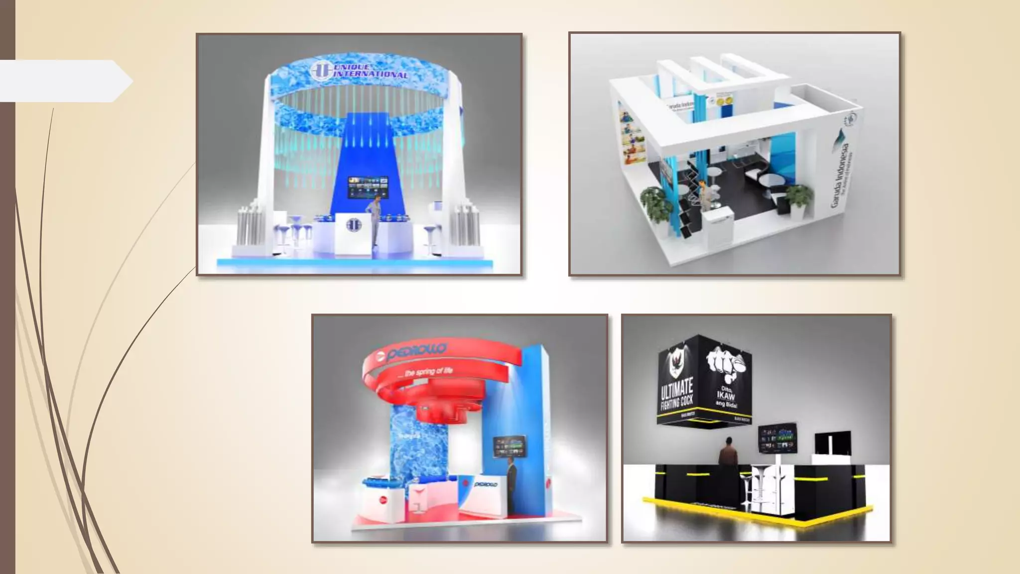 Interior and Exhibit Booth Design Portfolio by Swedish Designs | PPTX