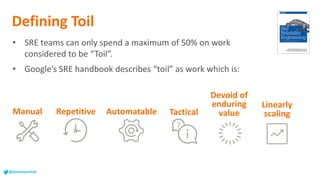 Rethinking Site Reliability Engineering for ITSM - SDI virtual event ...