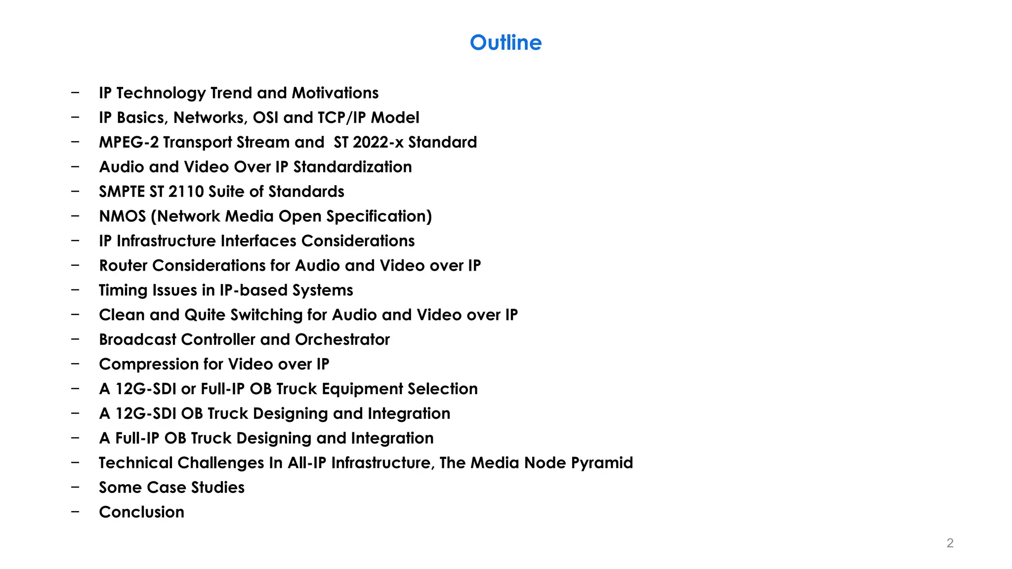 SDI to IP 2110 Transition Part 1 | PDF