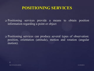 TWO MOST COMMON GEOGRAPHIC INFORMATION SERVICE STANDARDS 19116:2004 AND ...