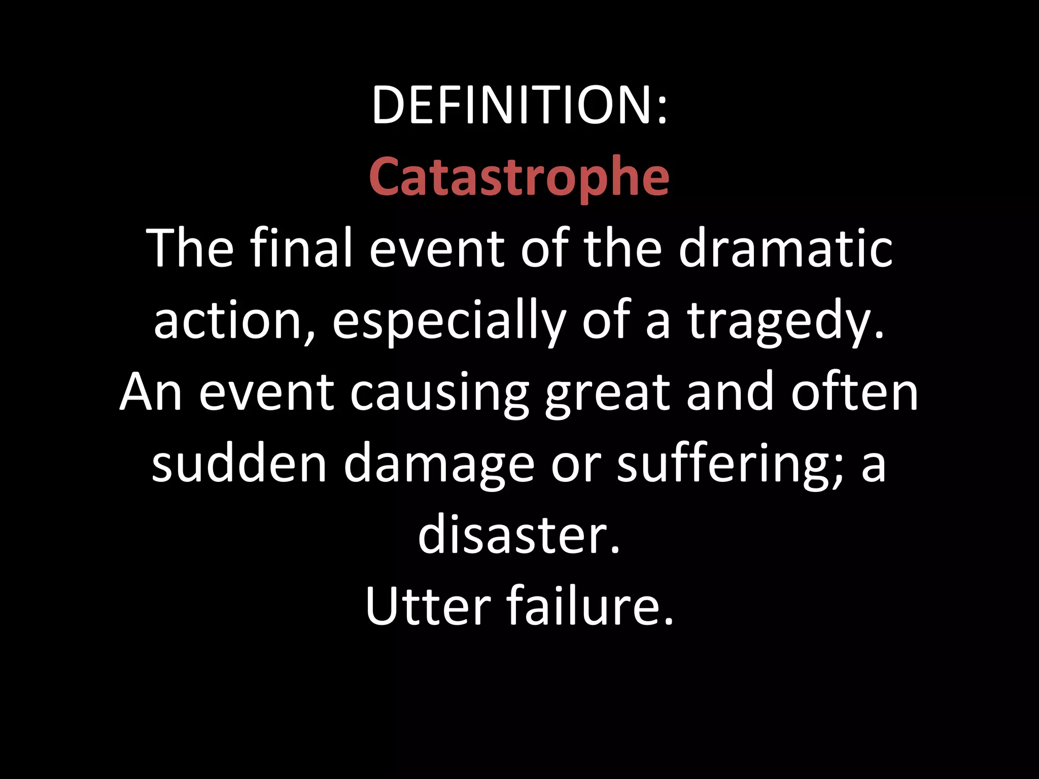 Disaster Terms Defined For Better Understanding | PPTX