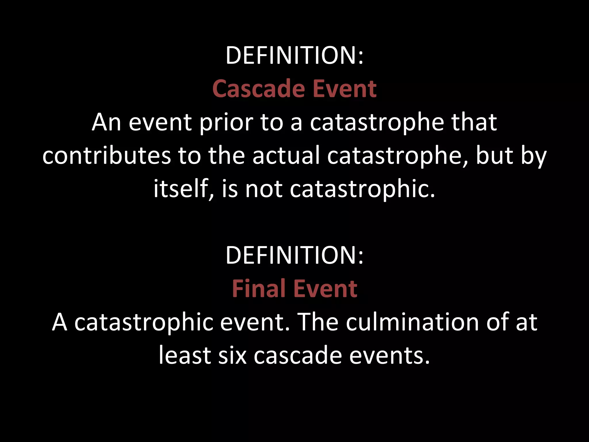 Disaster Terms Defined For Better Understanding | PPTX