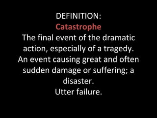 Disaster Terms Defined For Better Understanding | PPTX