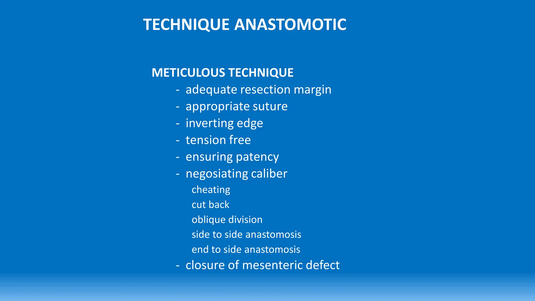 SDK-BOWEL-ANASTOMOSIS ANASHIMS CURERA 1W | PDF