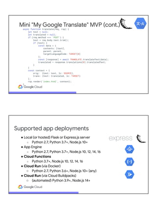 Accessing Google Cloud APIs | PDF