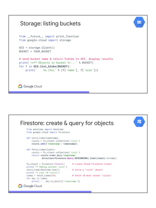 Accessing Google Cloud APIs | PDF