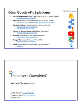 Accessing Google Cloud APIs | PDF
