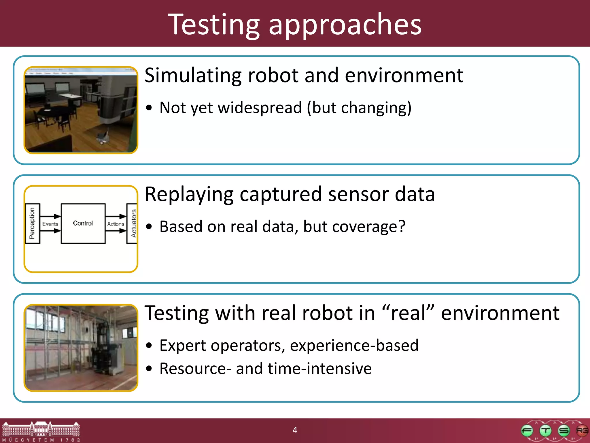 Model Based Regression Testing Of Autonomous Robots Ppt Free Download