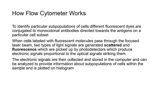 Flow cytometry | PPT