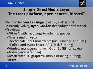 Cross-platform game engine development with SDL 2.0 | PDF