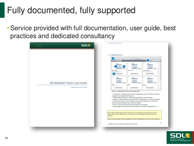 SDL BeGlobal The SDL Platform for Automated Translation