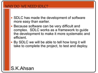 System Development Life Cycle | PPTX