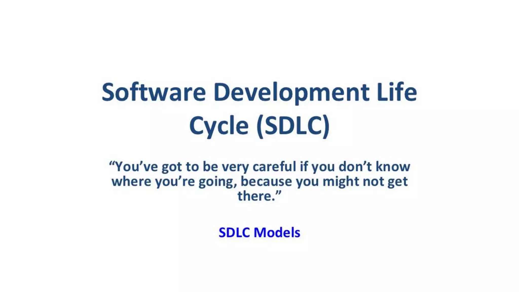 SDLC (Software Development Life Cycle) | PPTX
