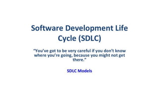 SDLC (Software Development Life Cycle) | PPTX