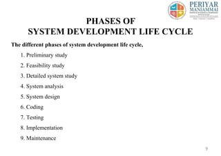 System Development Life Cycle | PPTX