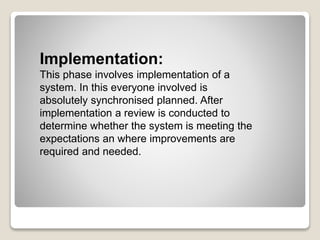 SYSTEM DEVELOPMENT LIFE CYCLE | PPTX