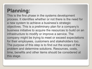 SYSTEM DEVELOPMENT LIFE CYCLE | PPTX
