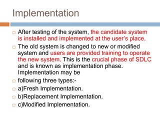 Software Development Life Cycle & Its Models | PPT