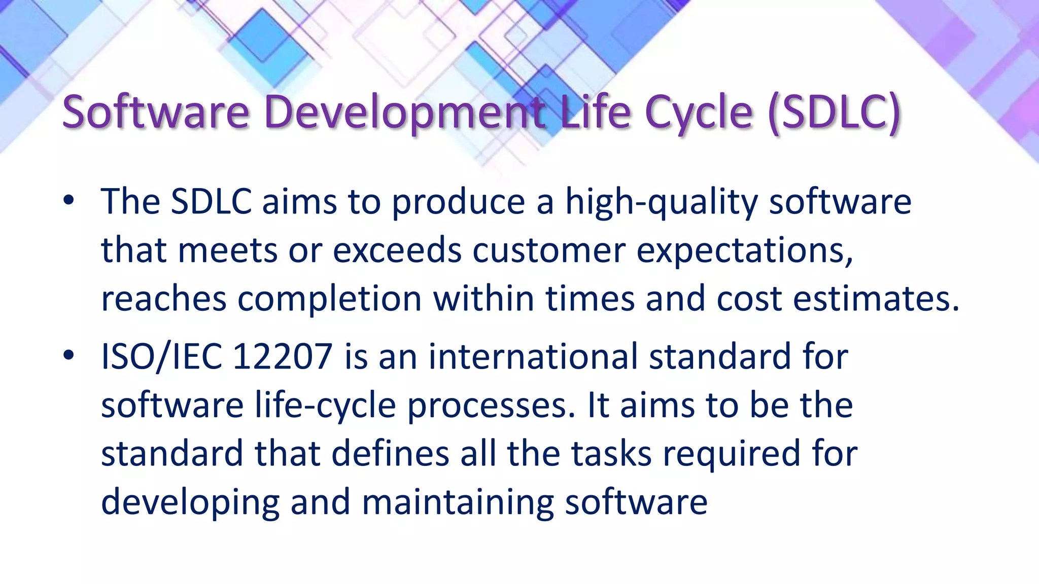Software Development Life Cycle | PPT