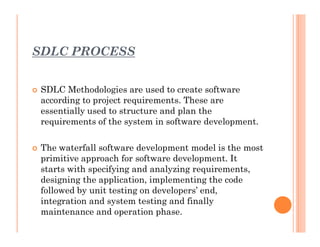 SDLC.pdf | Operating Systems | Computer Software and Applications
