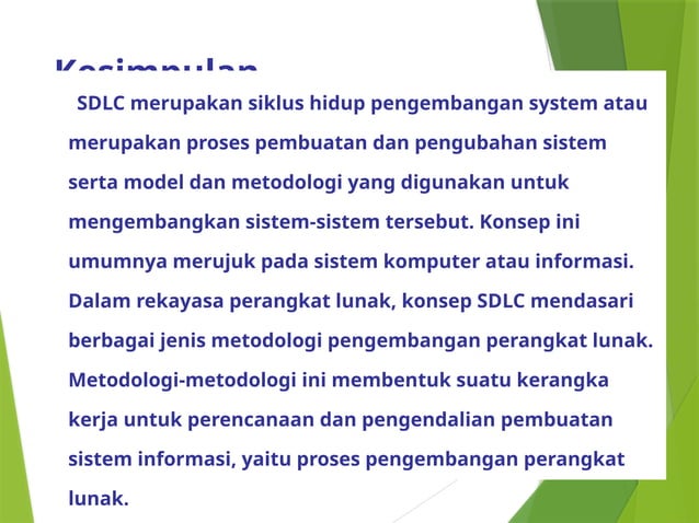 Materi system Development life Cycle (SDLC) | PPTX