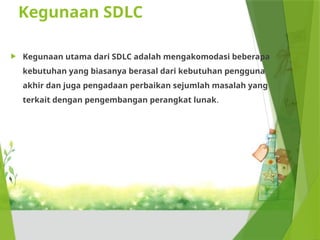Materi system Development life Cycle (SDLC) | PPTX