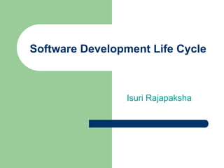 software development life cycle presentation.ppt