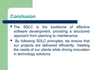 software development life cycle presentation.ppt