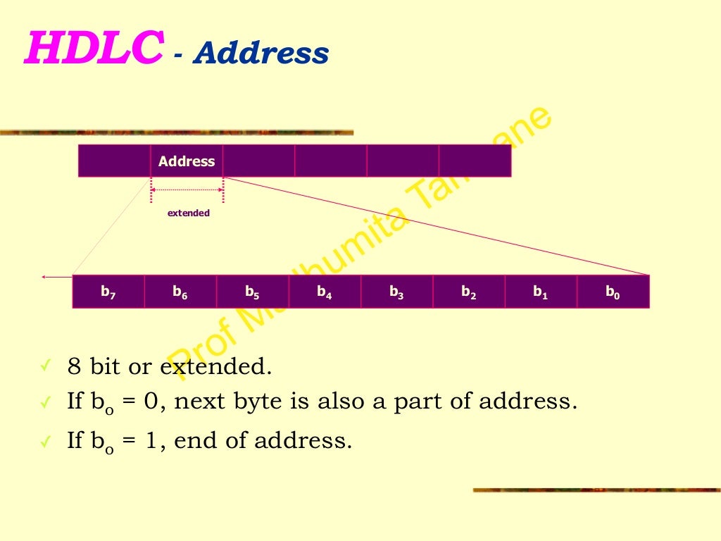 Data Link Synchronous Protocols - SDLC, HDLC