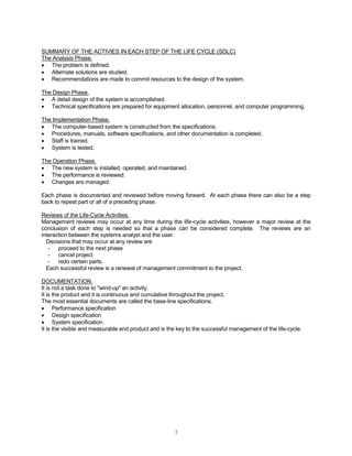 sdlc-Lecture2.doc System analsysis and design | PDF